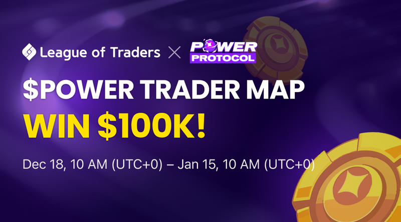 $POWER Trader Map Event - League of Traders x Power Protocol